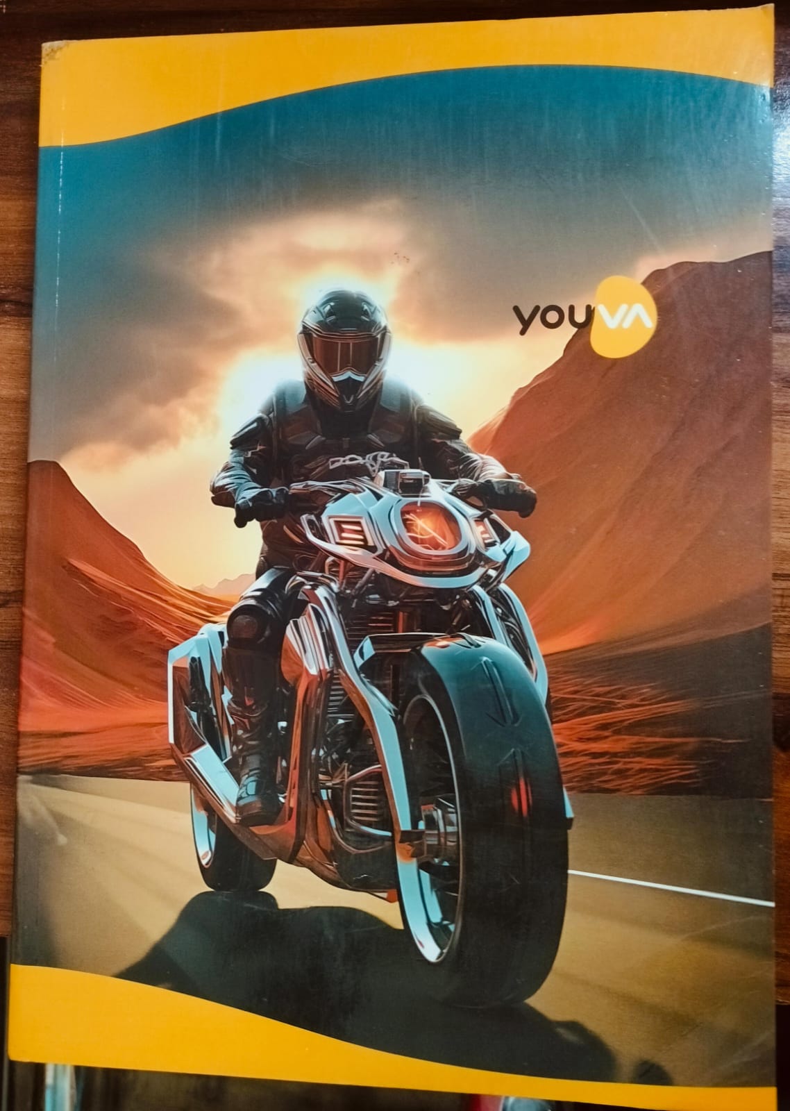 Youva Long Notebook A4 Size (21 × 29.7 cm) – 388 Pages, Single Line ...