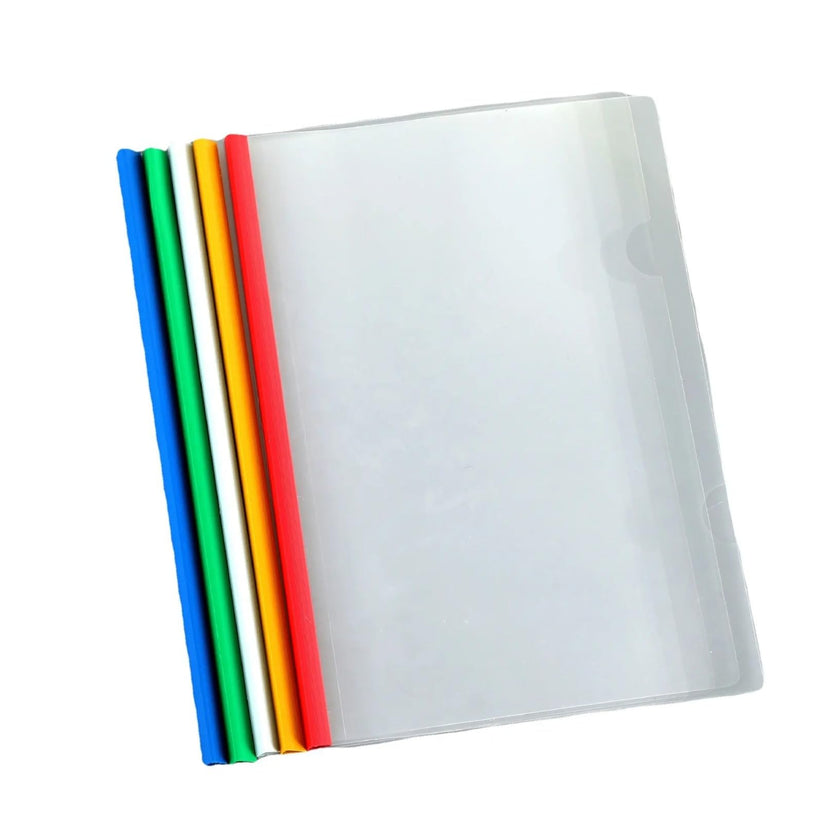 A4 Size Stick Transparent File Folder Stick File – Pack of 10 Pieces ...