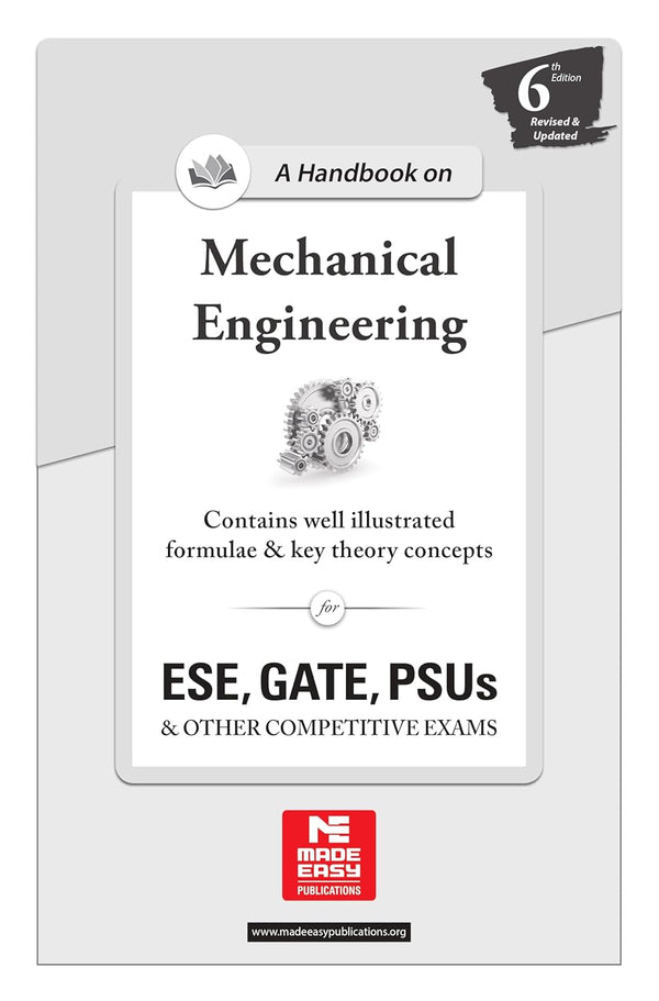 Made Easy – A Handbook on Mechanical Engineering (6th Edition) English ...