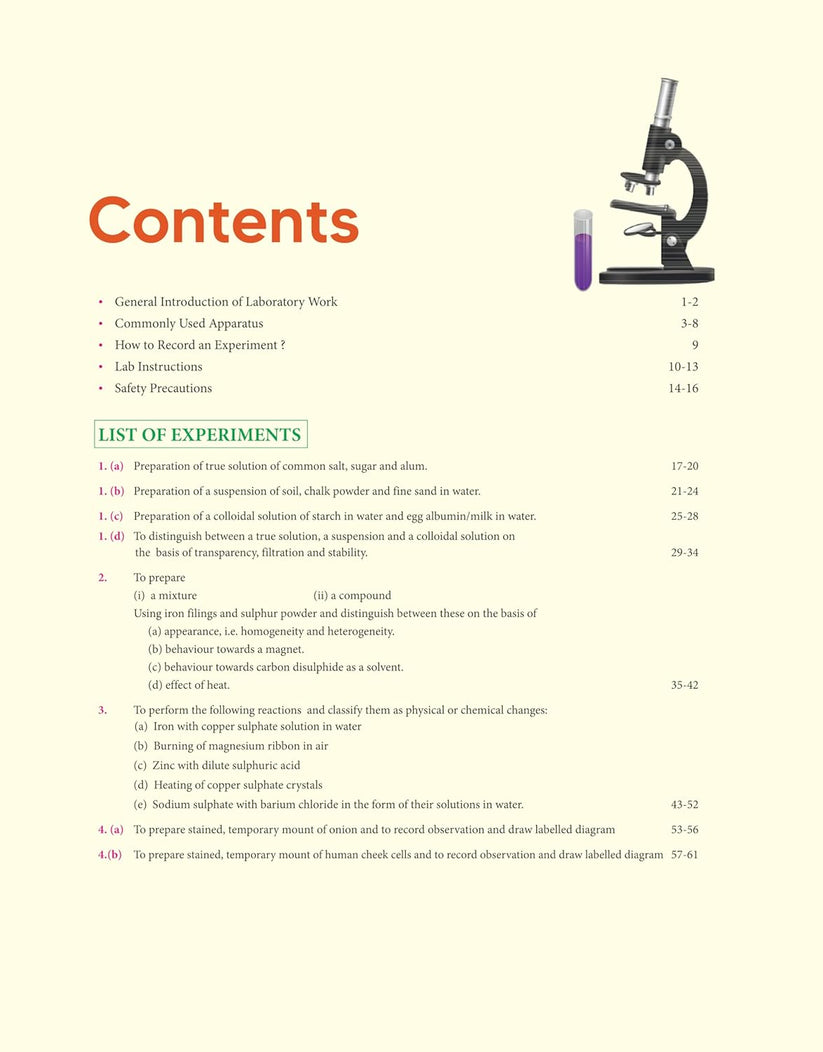 Arihant Laboratory Manual Science Class 9 (CBSE) 2027 Edition New Ssyl ...
