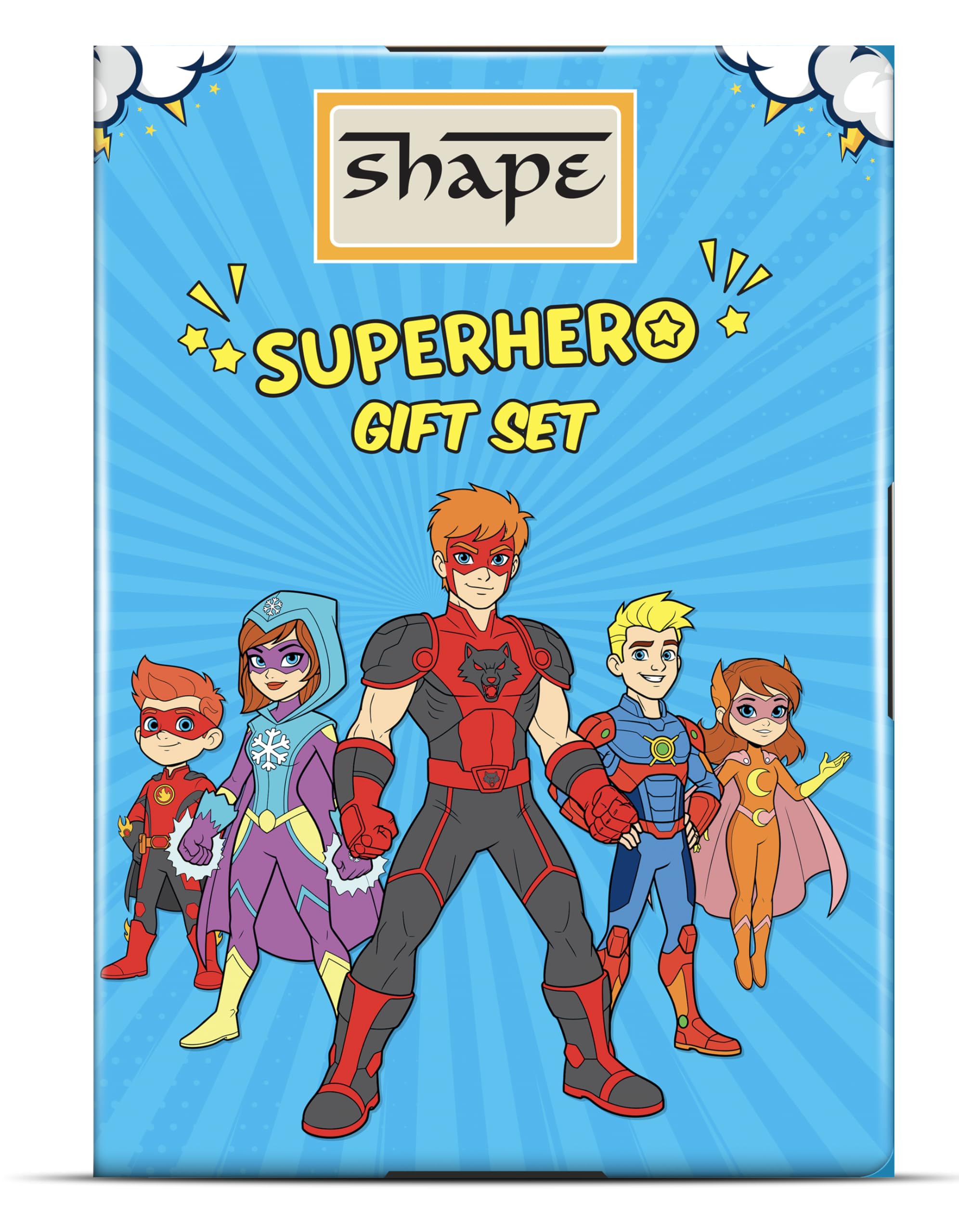 Shape Superhero Gift Set for Kids – B3books