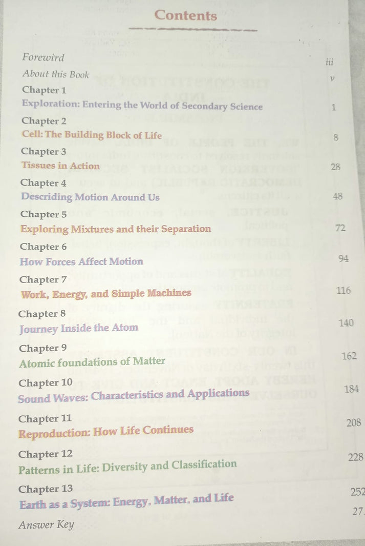 Exploration Class 9 Science Textbook NCERT Book for Class 9th 2026-27 ...