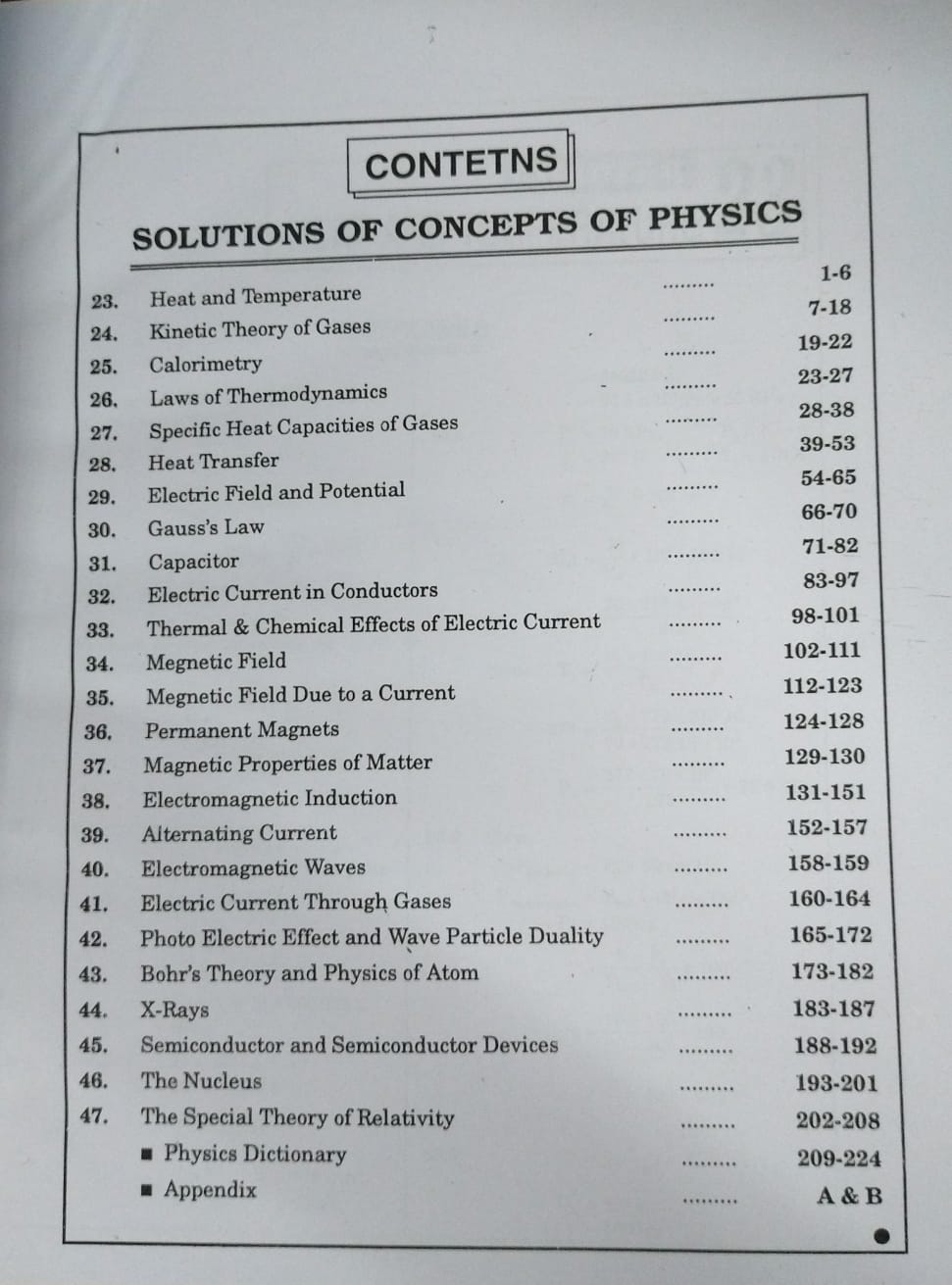 Raj Publication – Solutions of Concepts of Physics (H.C. Verma) Vol. 2 ...
