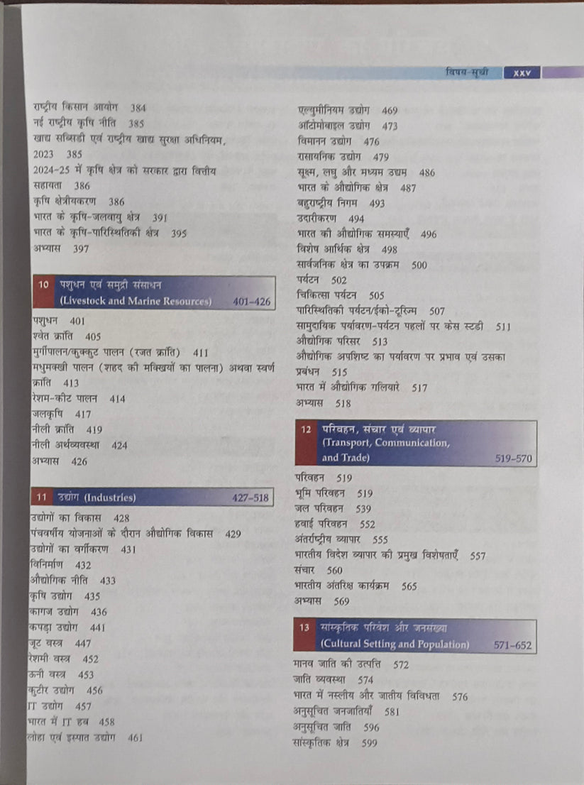 Bharat Ka Bhugol by Majid Husain (Hindi Medium, 11th Edition) – B3books