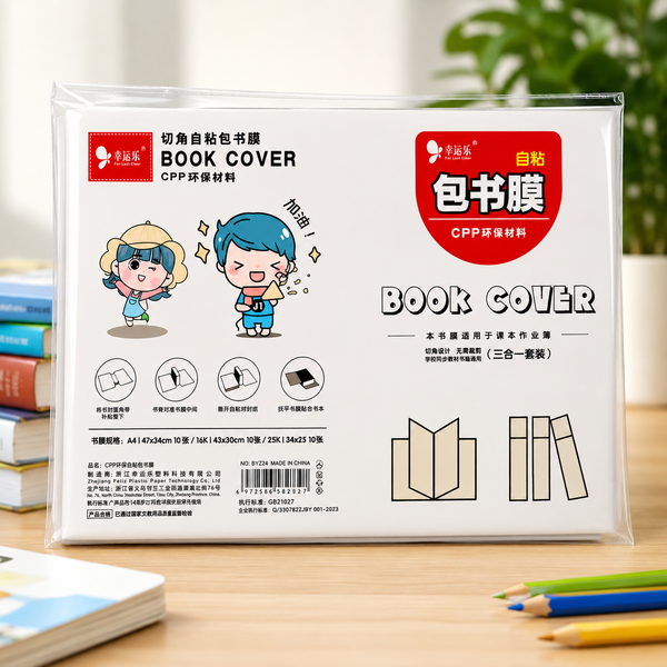 Self-Adhesive Transparent Book Cover Set – B3books