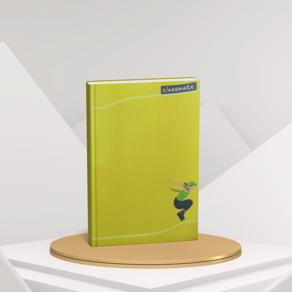 Classmate A4 Unruled Notebook | 240 Pages (Softcover) – B3books