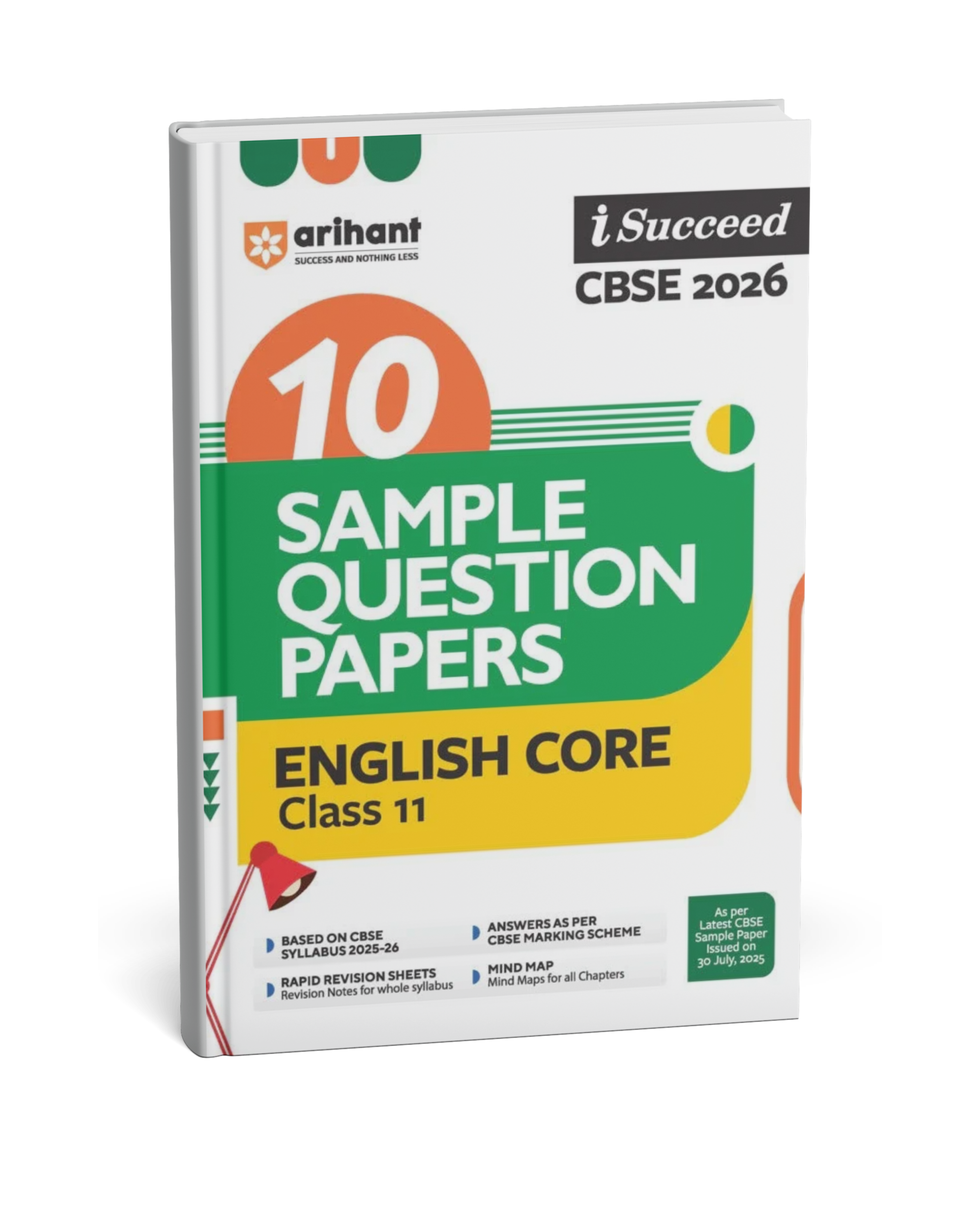 Arihant CBSE 10 Sample Question Papers Class 11 English Core [English ...