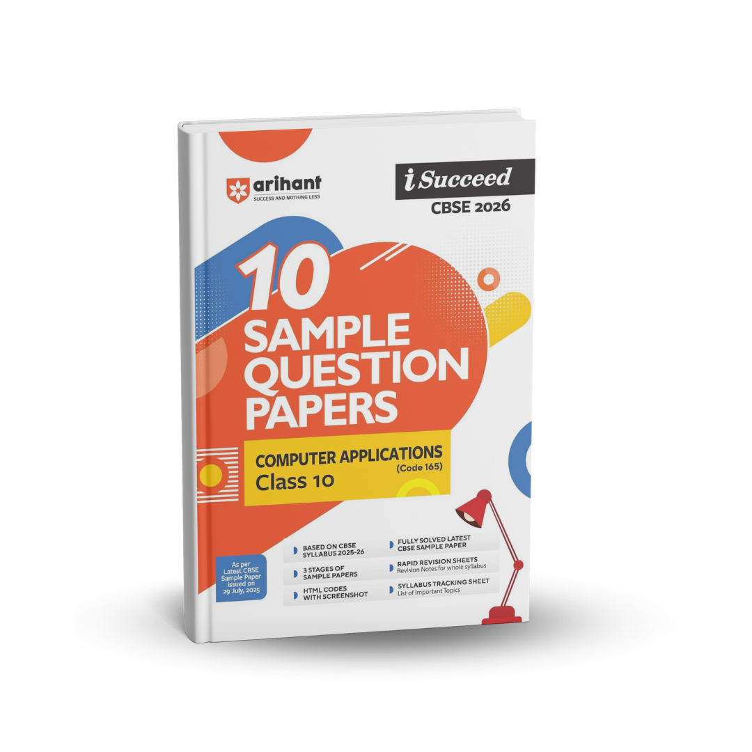 Arihant CBSE 10 Sample Question Papers Computer Applications Class-10 ...