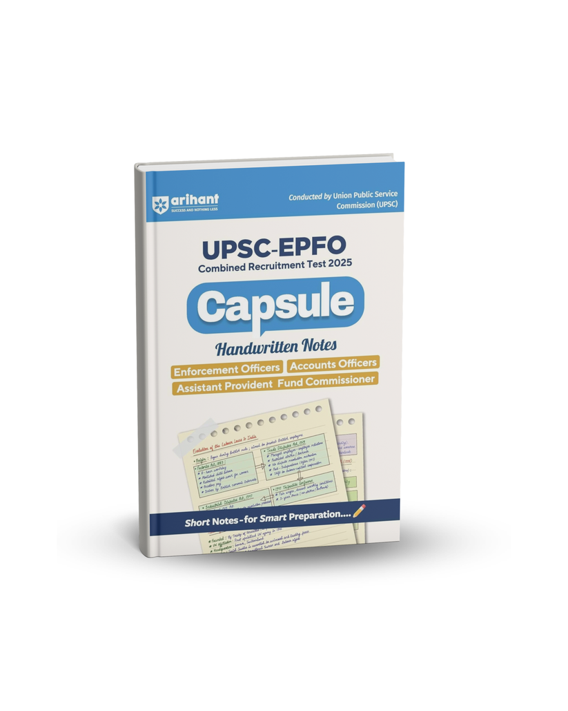 Arihant UPSC-EPFO CRT 2025 – Capsule Handwritten Notes(English Medium ...