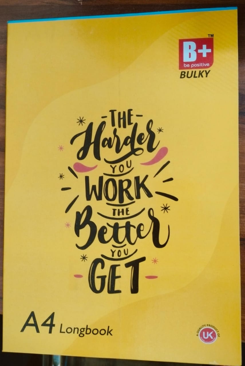 B+ A4 Long Notebook – 232 Pages – B3books
