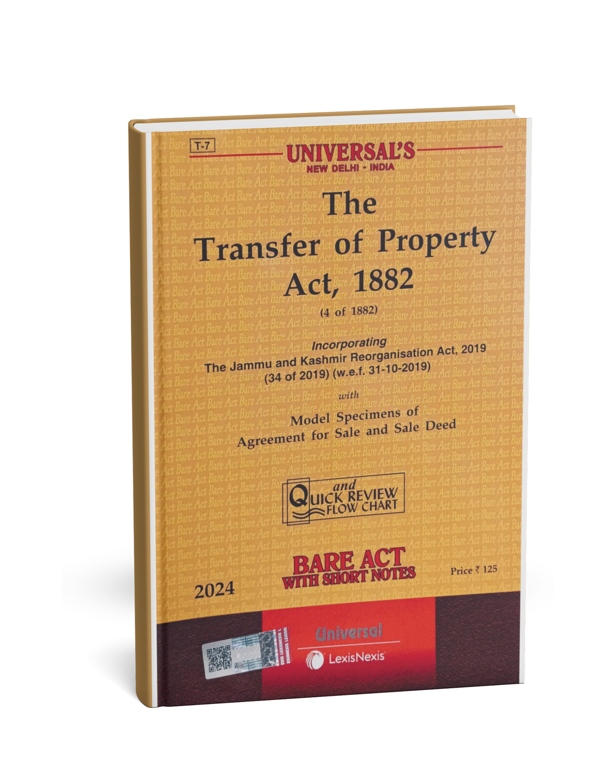 Universal LexisNexis – The Transfer of Property Act, 1882 [English ...