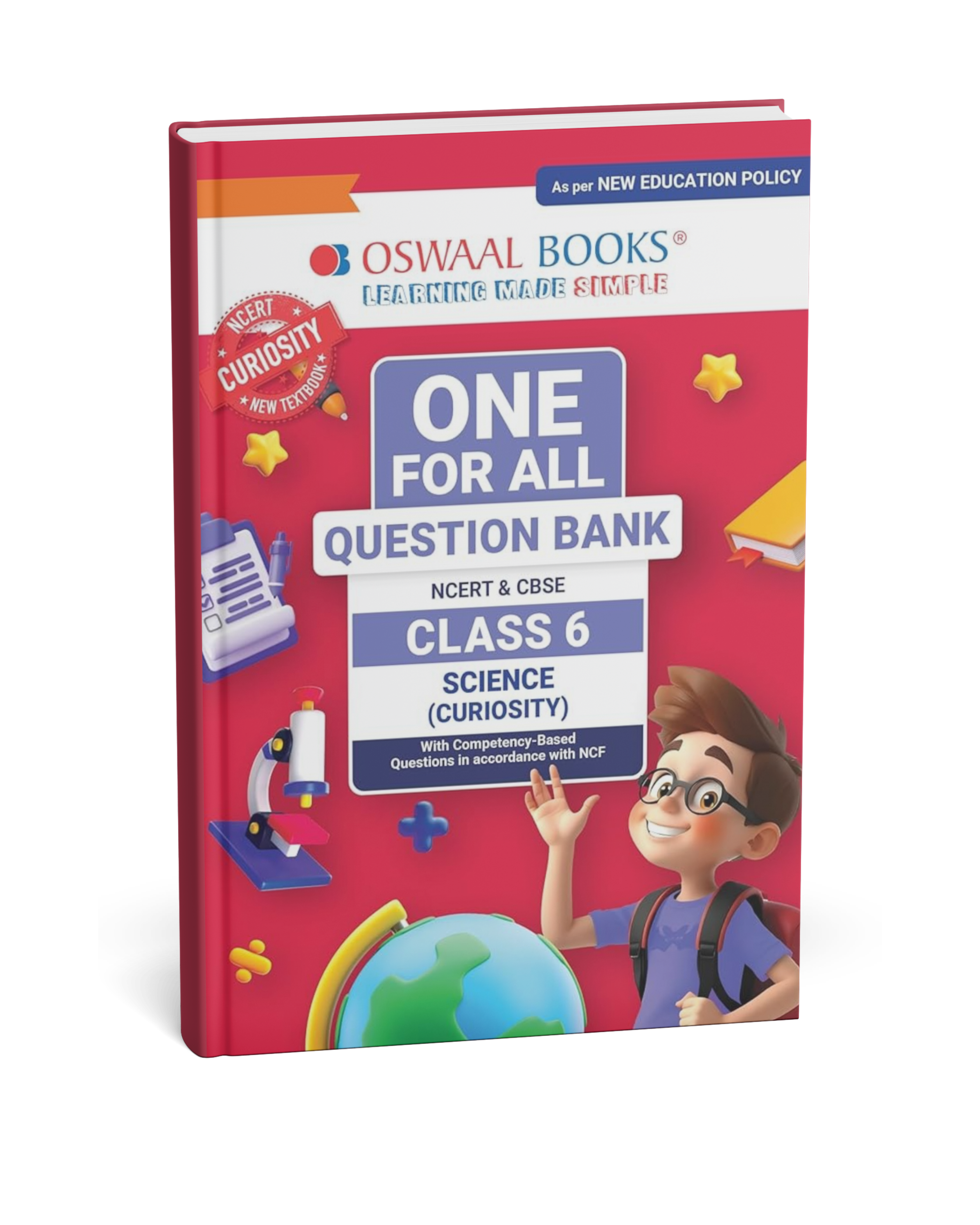 Oswaal One for All Question Bank NCERT & CBSE Class 6 Science (Curiosi ...