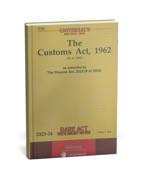 Lexis Nexis Publication – The Customs Act 1962 [English] – B3books